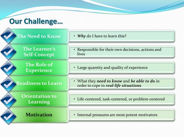 The Adult Learner | PPTX