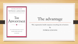 The advantage book review | PPTX