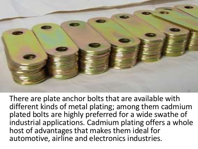 The advantage of cadmium plating