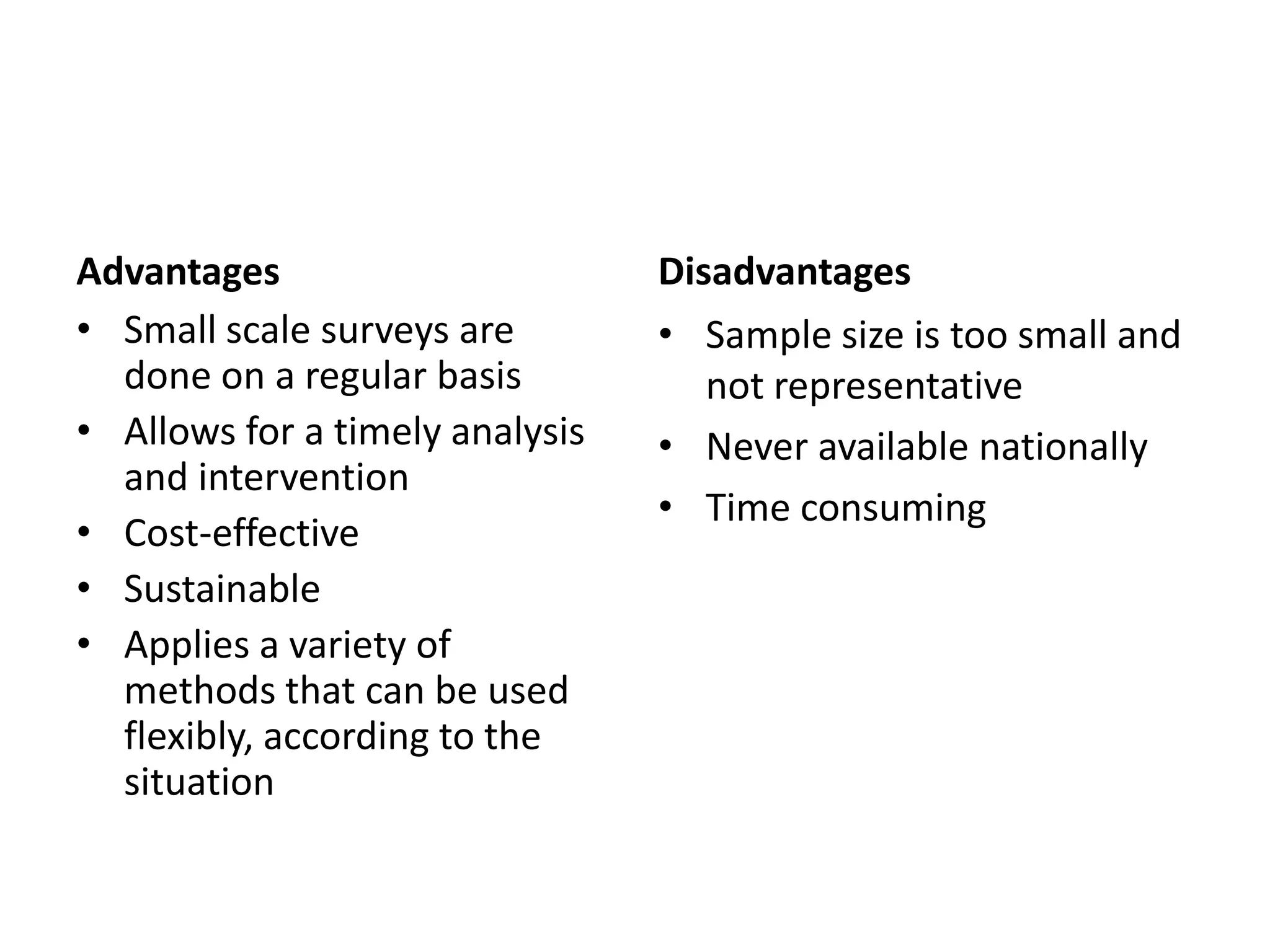 The advantages and disadvantages of the participatory approach | PPTX