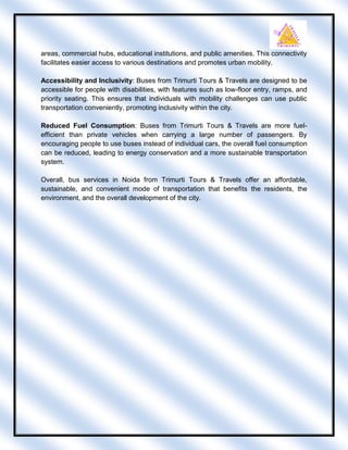 Noida bus service | PDF