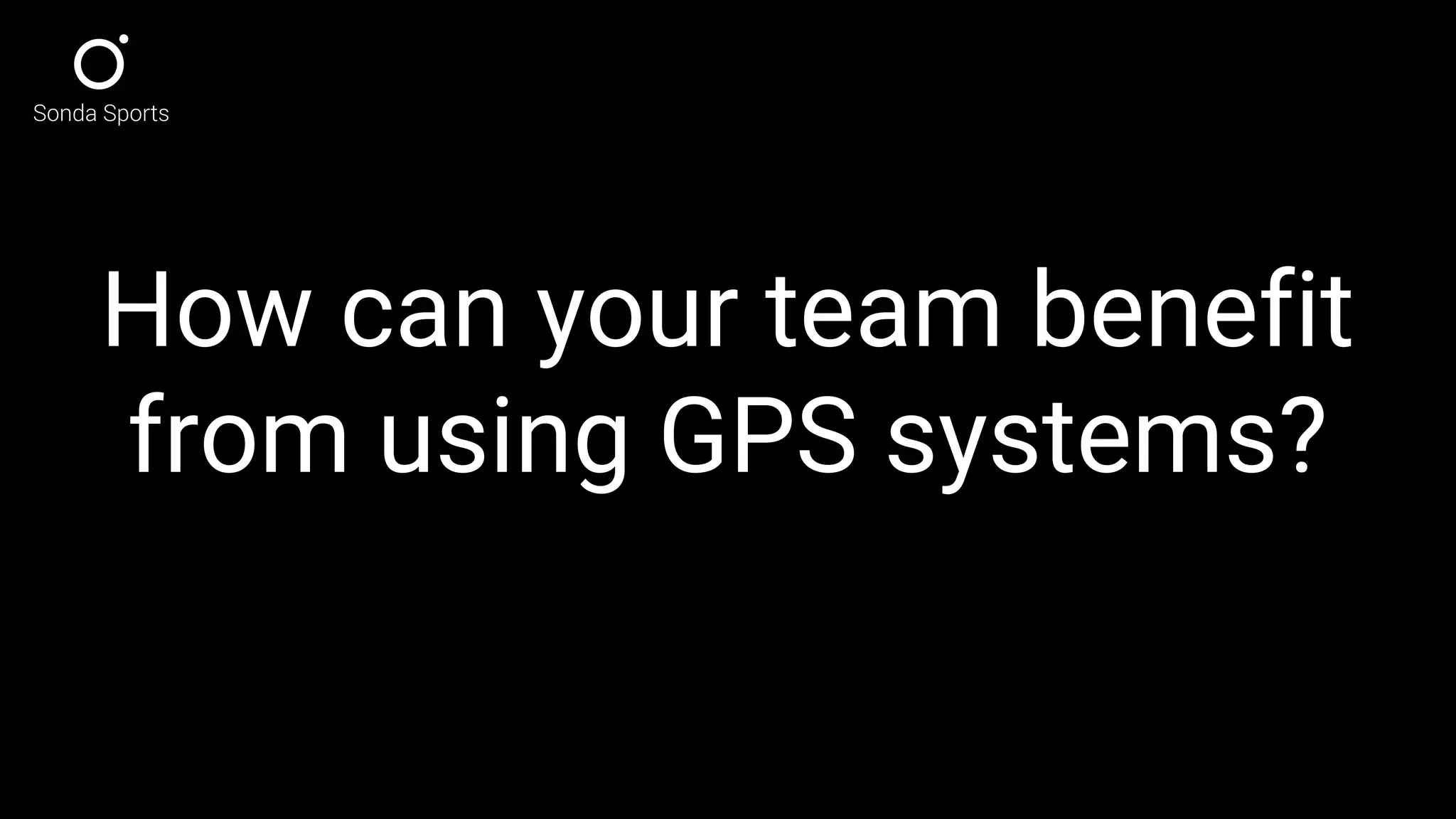 The advantages of gps tracking in football - Sonda Sports | PDF