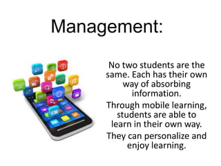 The advantages of mobile learning | PPT