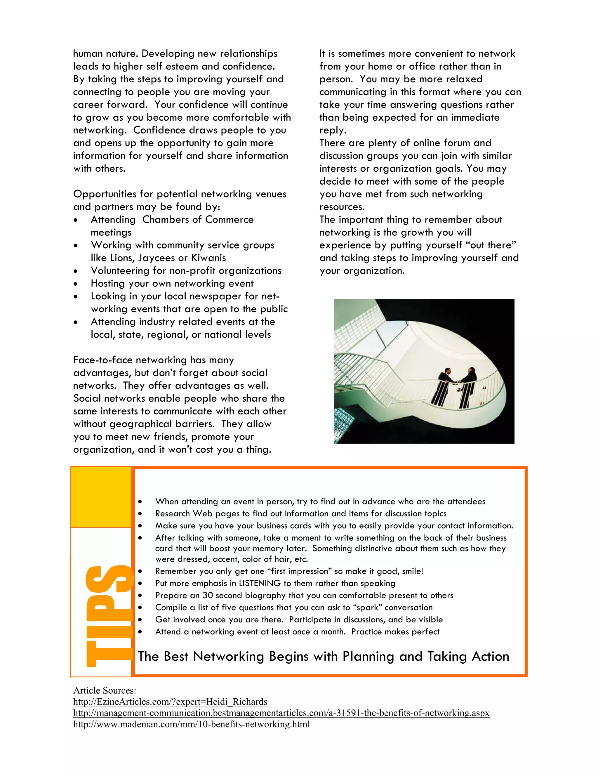 The advantages of_networking | PDF