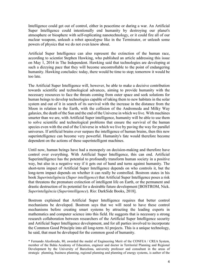 The advent of artificial super intelligence and its impacts | PDF ...