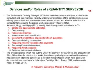 The Advent of International Construction Measurement Standards and ...