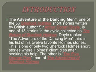 The adventure of dancing men sherlock holmes | PPT