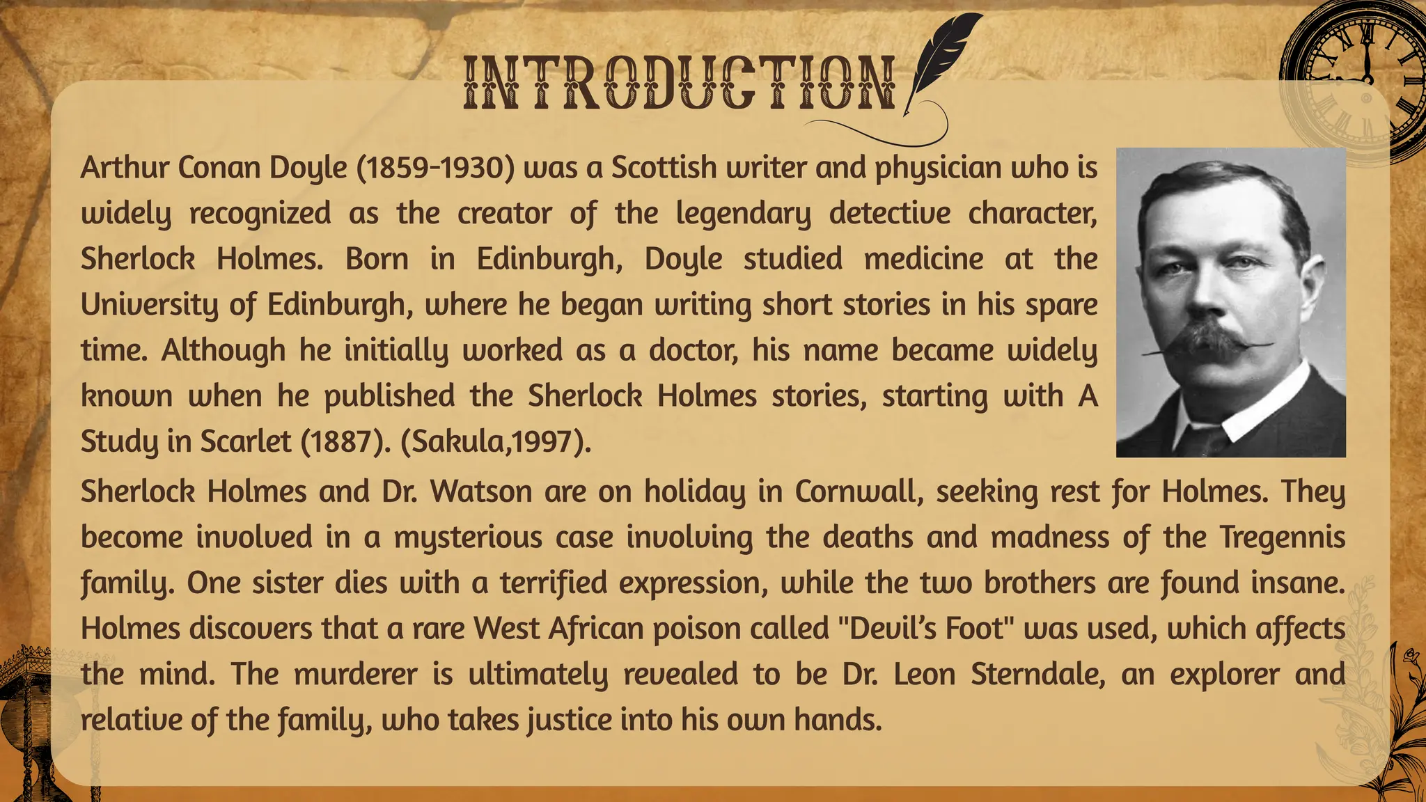 THE ADVENTURE OF DEVILS'S FOOT ARTHUR CONAN | PDF