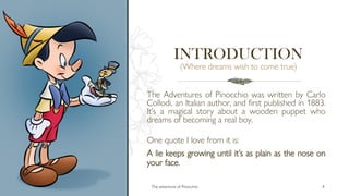 The adventure of Pinocchio book review in english | PDF