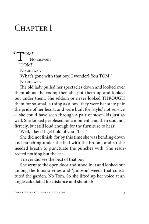 The Adventures of Tom Sawyer - Mark Twain | PDF