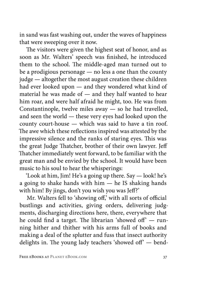 The Adventures of Tom Sawyer - Mark Twain | PDF