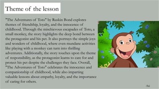 The adventures of toto grade9 english cbse .pptx