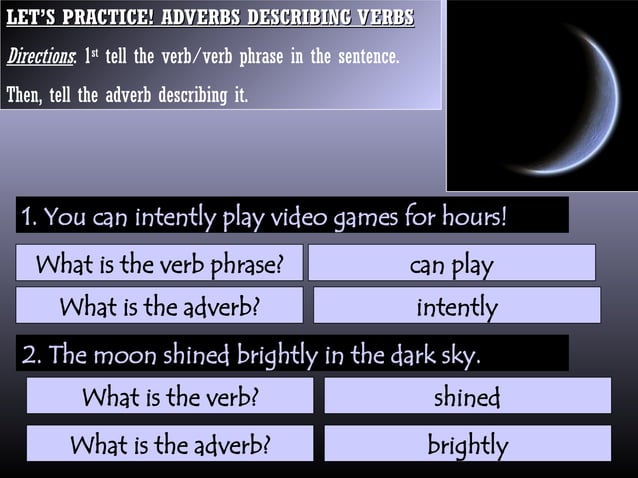 The Adverb PowerPoint for beginers, interesting | PPT