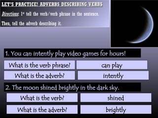 The Adverb PowerPoint for lecture and lesson | PPT