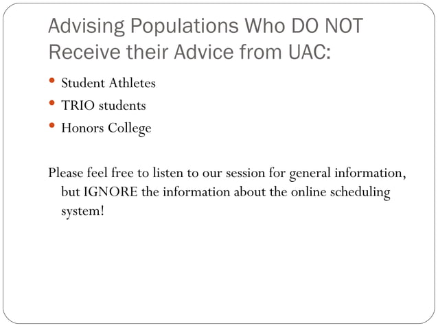 The Advising Process | PPT