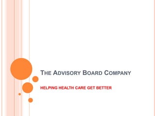 Advisory Board Company Logo