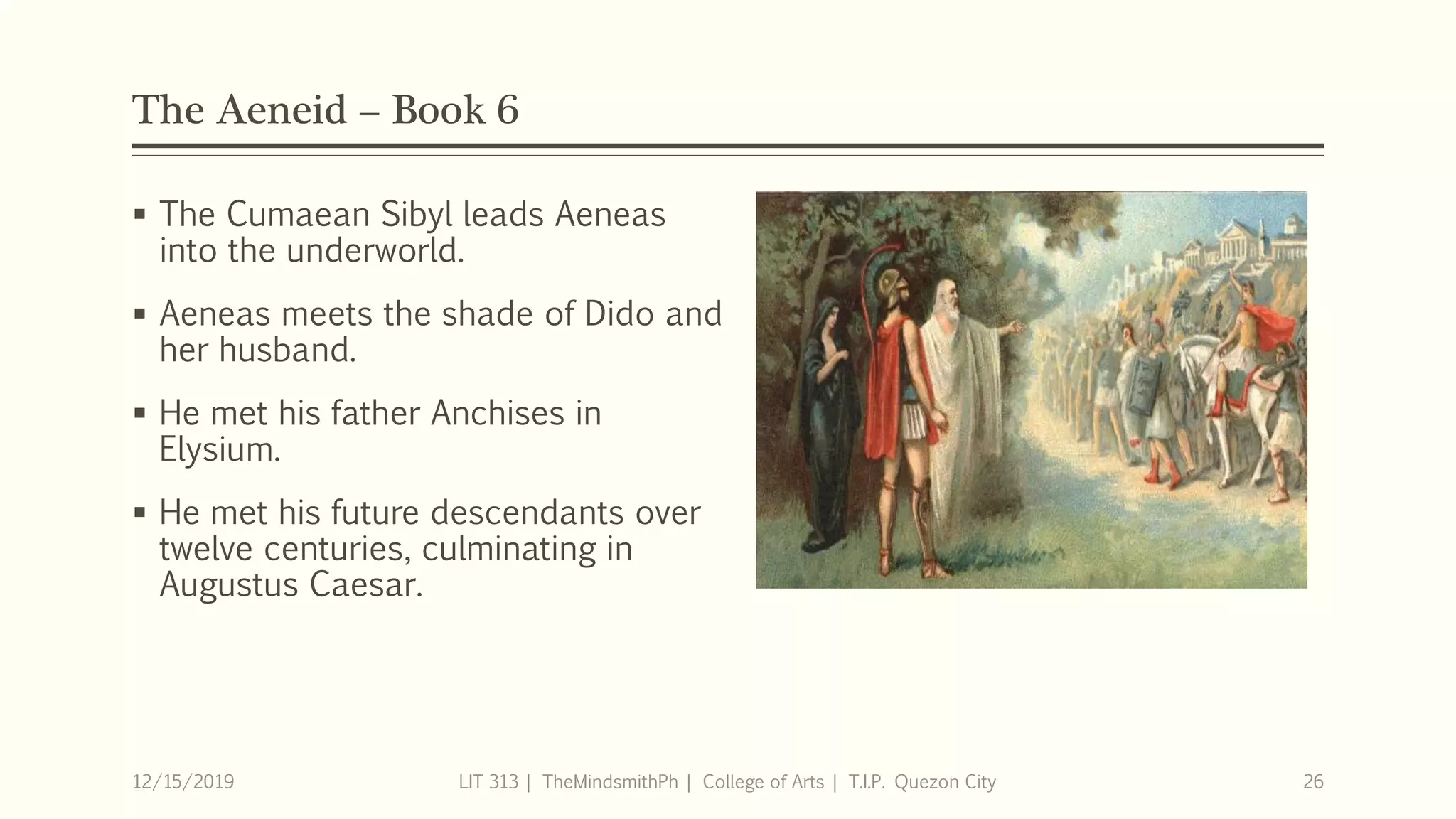 The Aeneid | PPTX | Poetry | Books and Literature