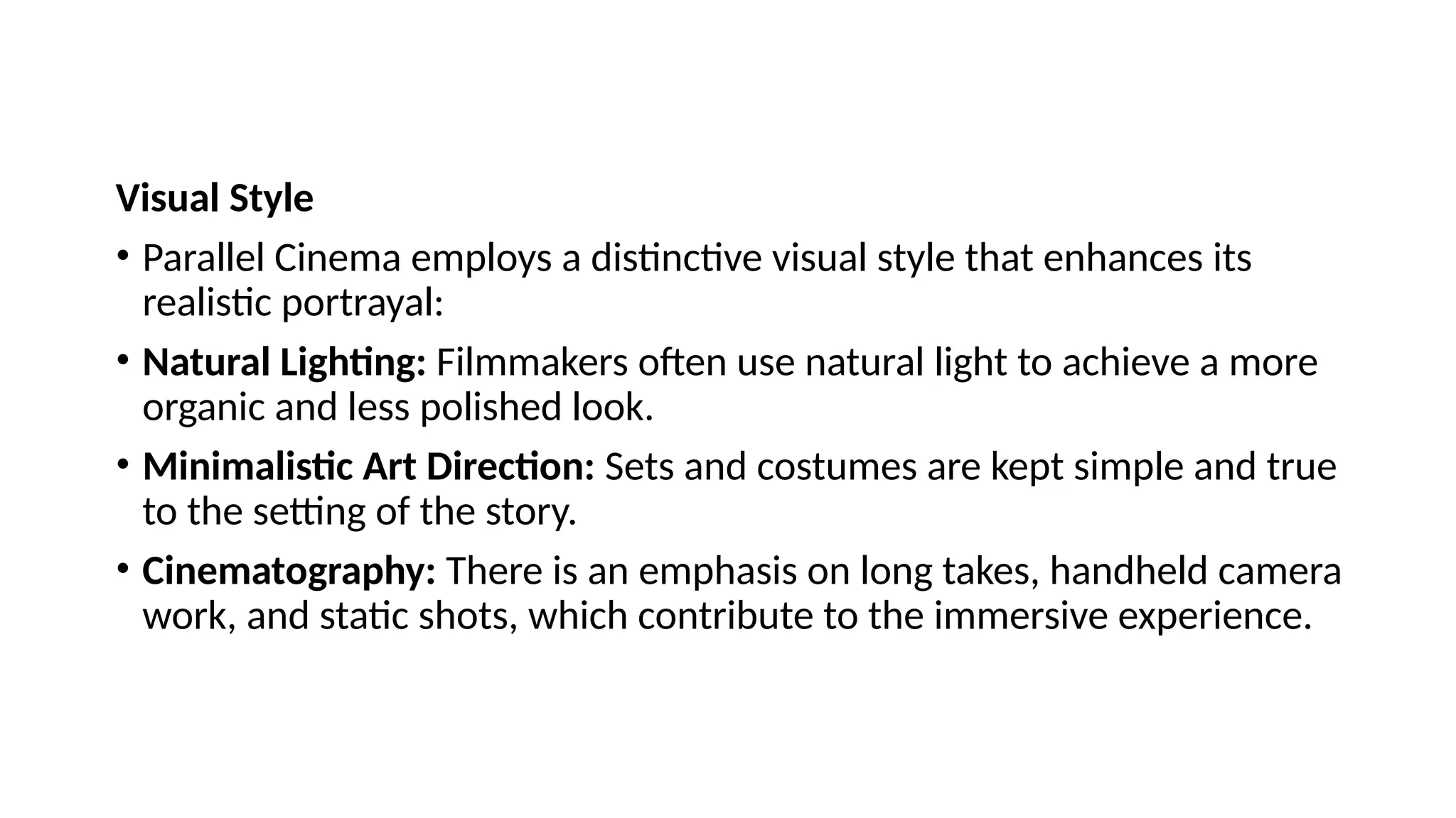 The Aesthetics and Appreciation of Indian Parallel Cinema | PPTX