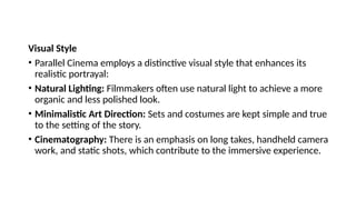 The Aesthetics and Appreciation of Indian Parallel Cinema | PPTX