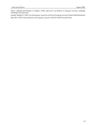The affective filter in second language acquisition | PDF