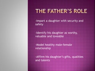 The Effects of Absent Fathers | PPTX