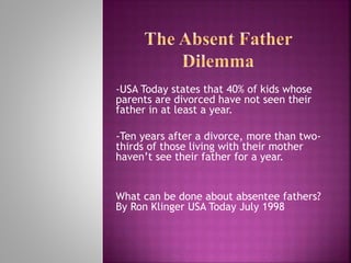 The Effects of Absent Fathers | PPTX