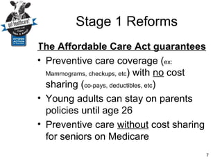 Got Healthcare? The Affordable Care Act 2012 w/ Video | PPT