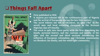 Igbo culture in Things Fall Apart | PPTX