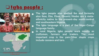 Igbo People Things Fall Apart