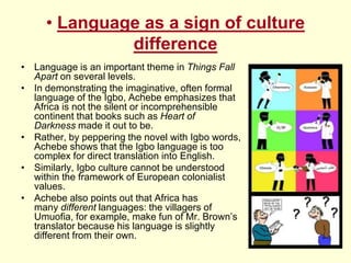 Themes in Things Fall Apart | PPT