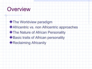 The african personality baldwin | PPT