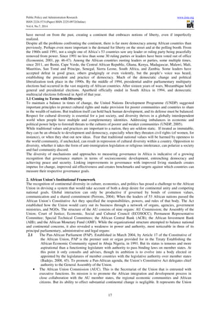 The african union, the transformation and challenges of a continent | PDF