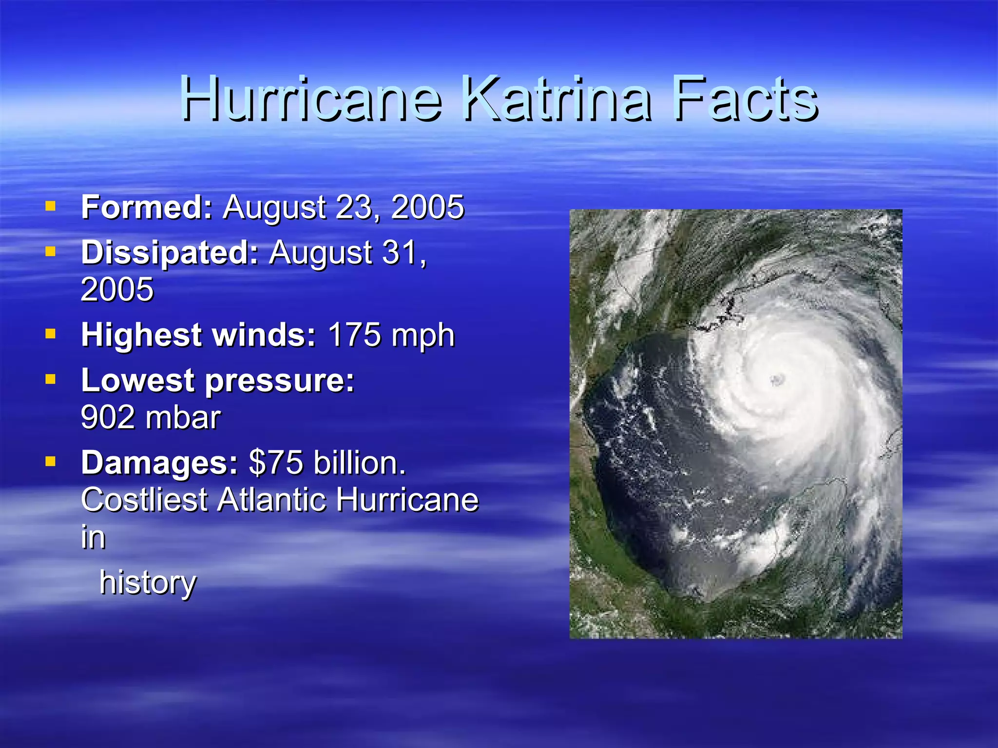 The After Math Of Hurricane Katrina | PPT