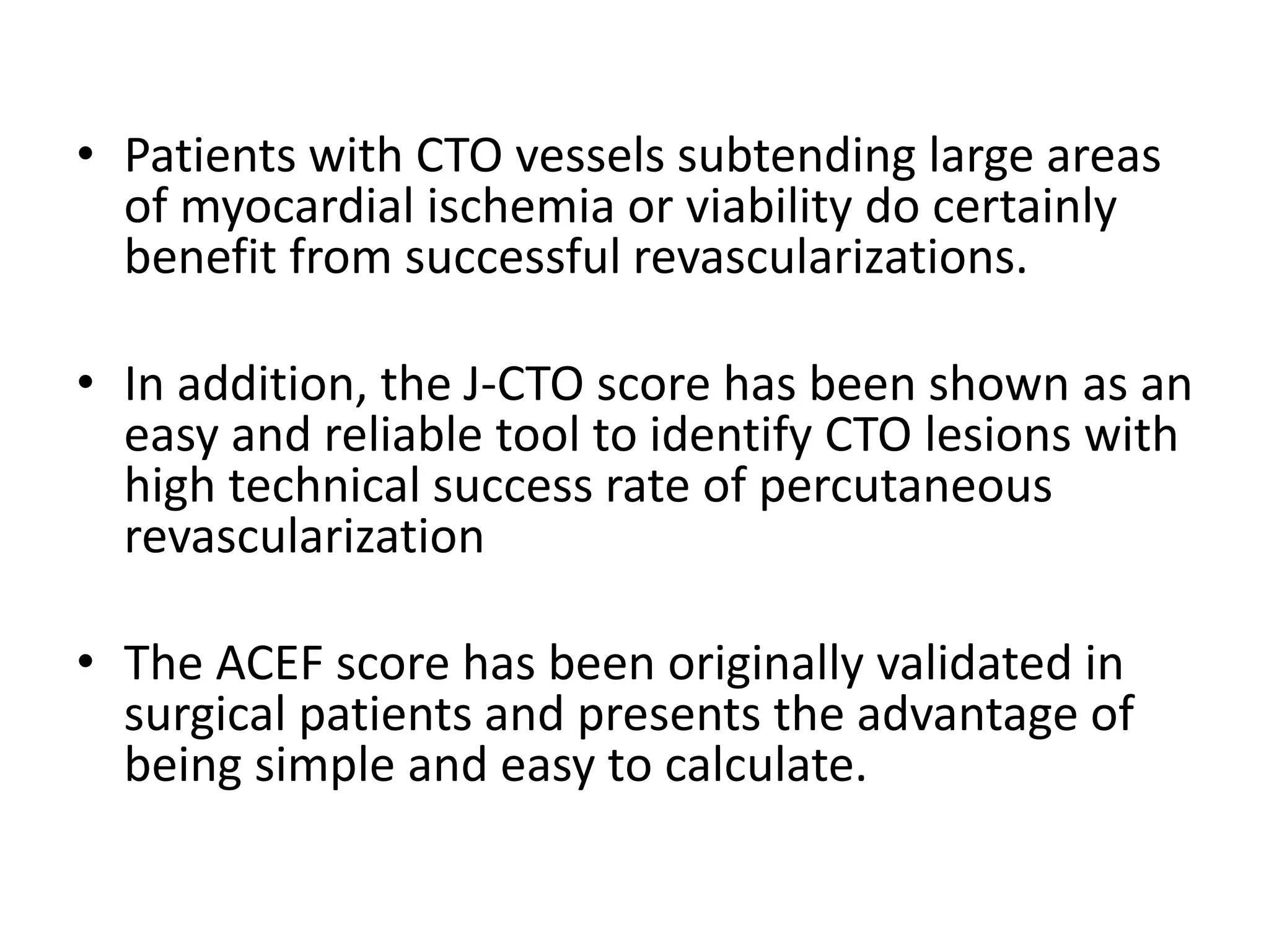 The age, creatinine, and ejection fraction score to risk | PPTX