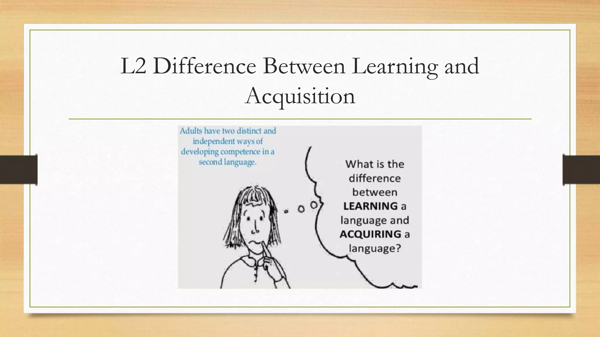 The age factor in second language acquisition | PPTX