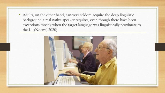 The age factor in second language acquisition | PPTX | Education