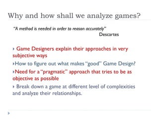 A modern approach to game analysis and design: the AGE framework | PDF