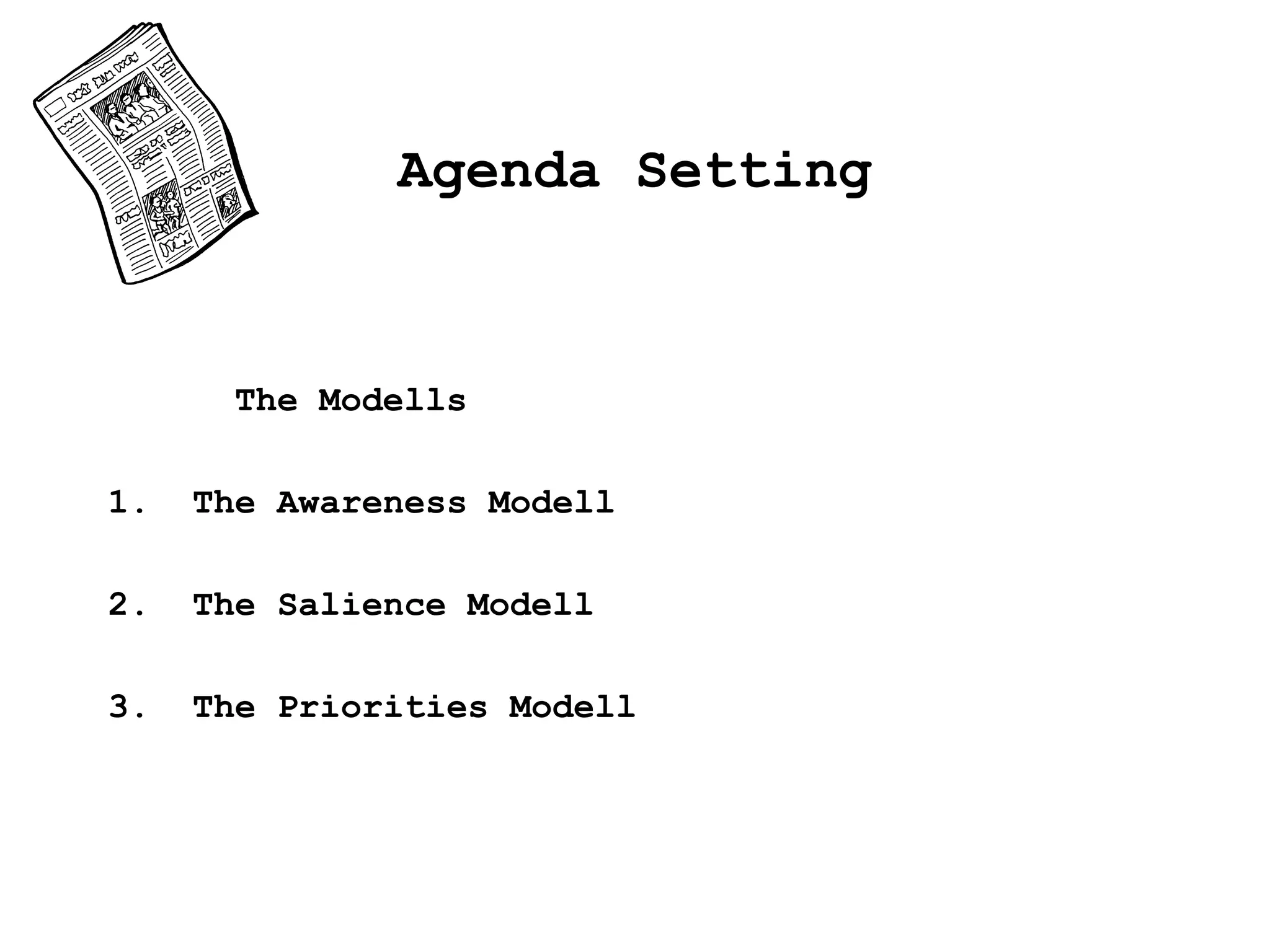 The Agenda Setting Theory | PPT
