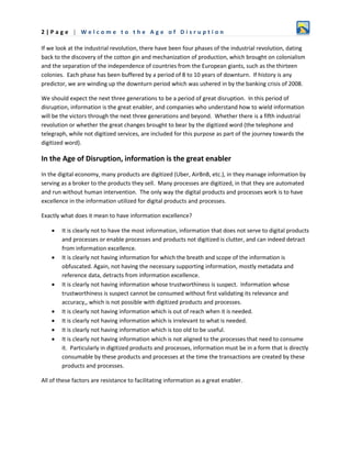 The age of disruption | PDF