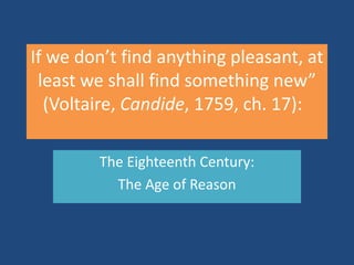 The Age Of Enlightenment | PPTX