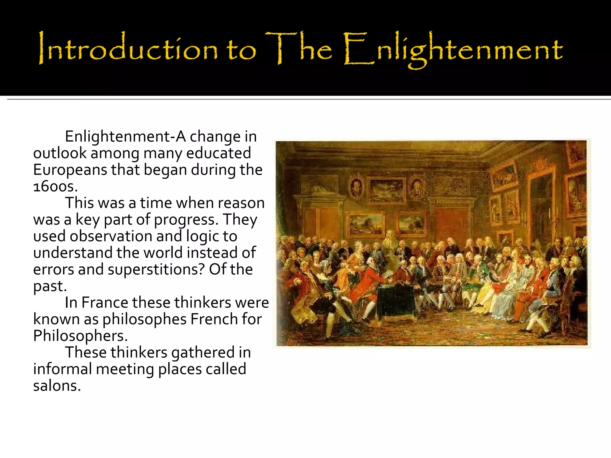 The age of enlightenment powerpoint | PPT