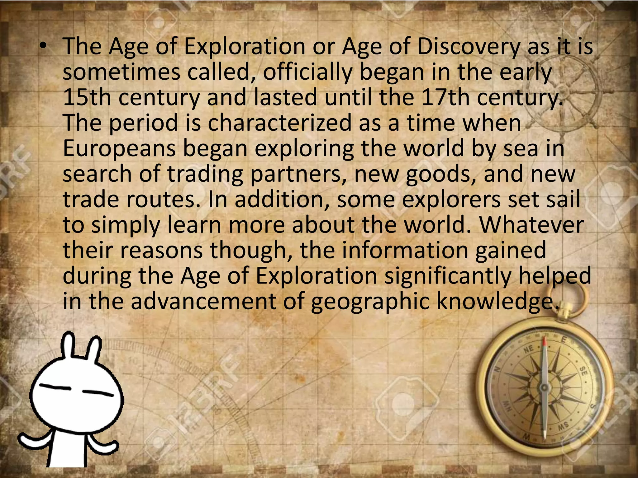 The age of exploration | PPTX