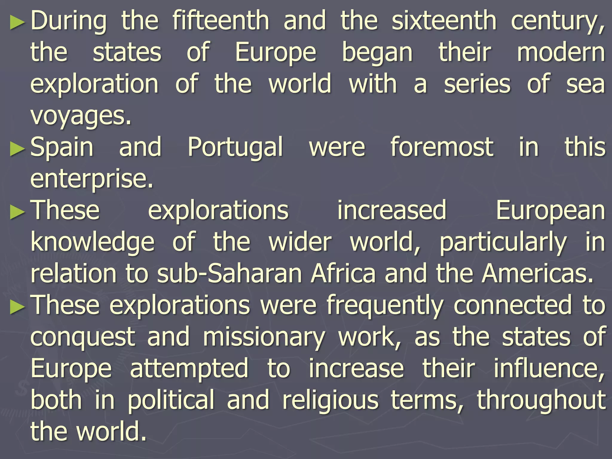 The age of exploration and discovy | PPT