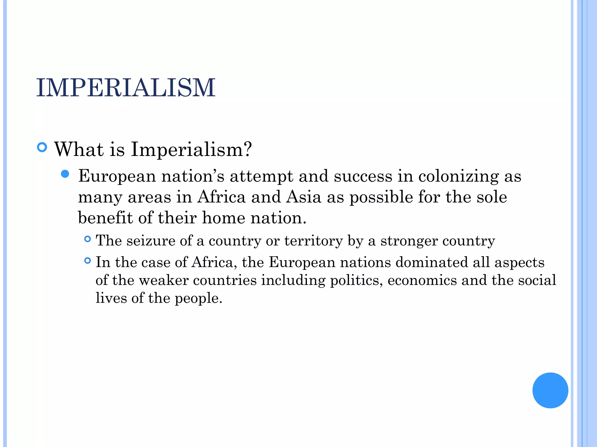 The Age of Imperialism - The Scramble for Africa | PPT