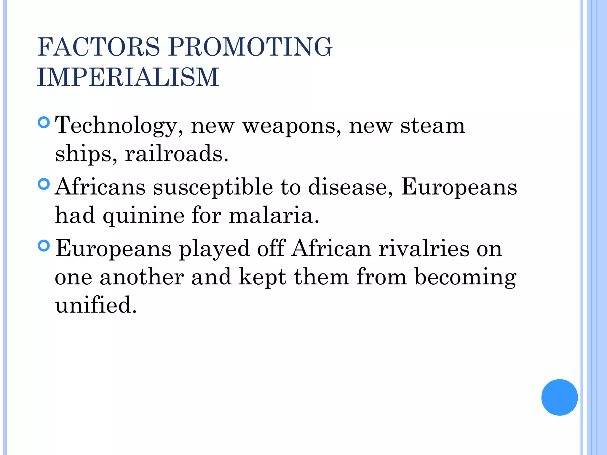 The Age of Imperialism - The Scramble for Africa | PPT
