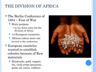 The Age of Imperialism - The Scramble for Africa | PPT