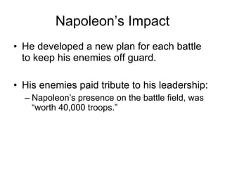 The Age Of Napoleon | PPT