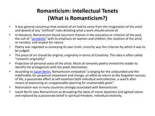 The age of Romanticism their ideas and concept | PDF | Poetry | Books ...