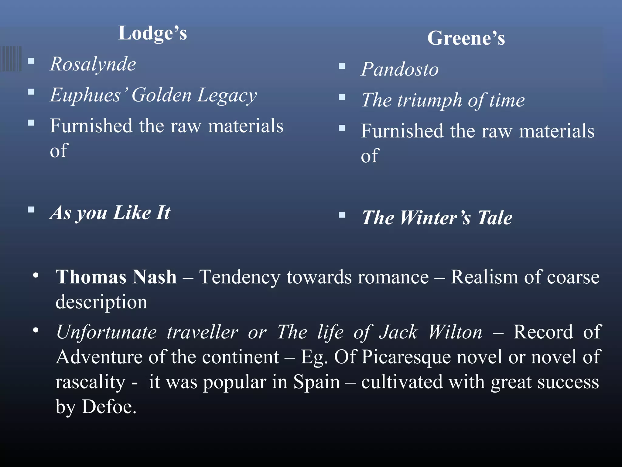 The age of shakespeare | PPT