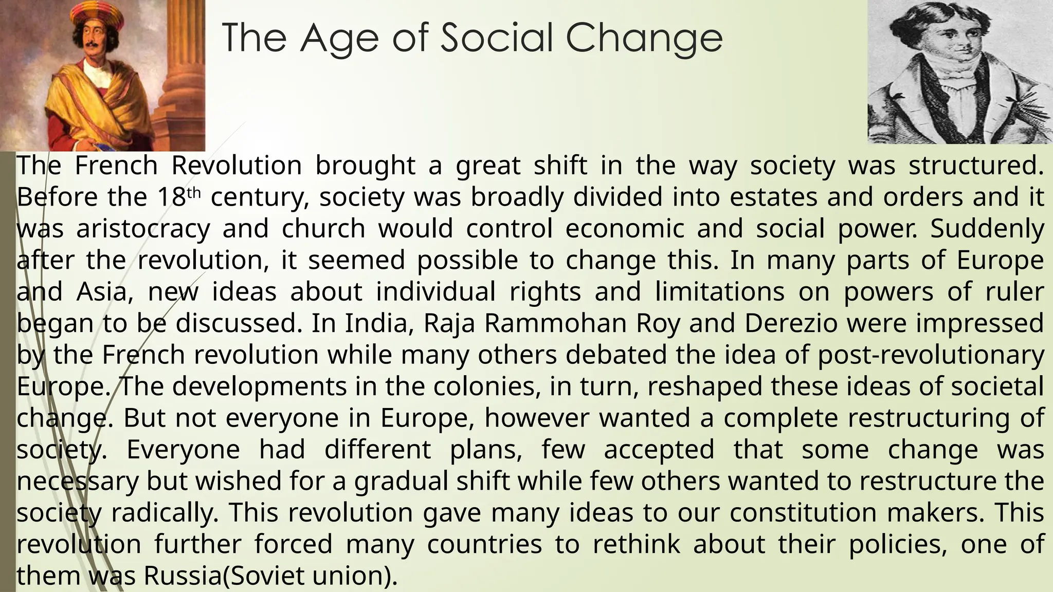 The Age of Social Change , presentation for class 10.pptx